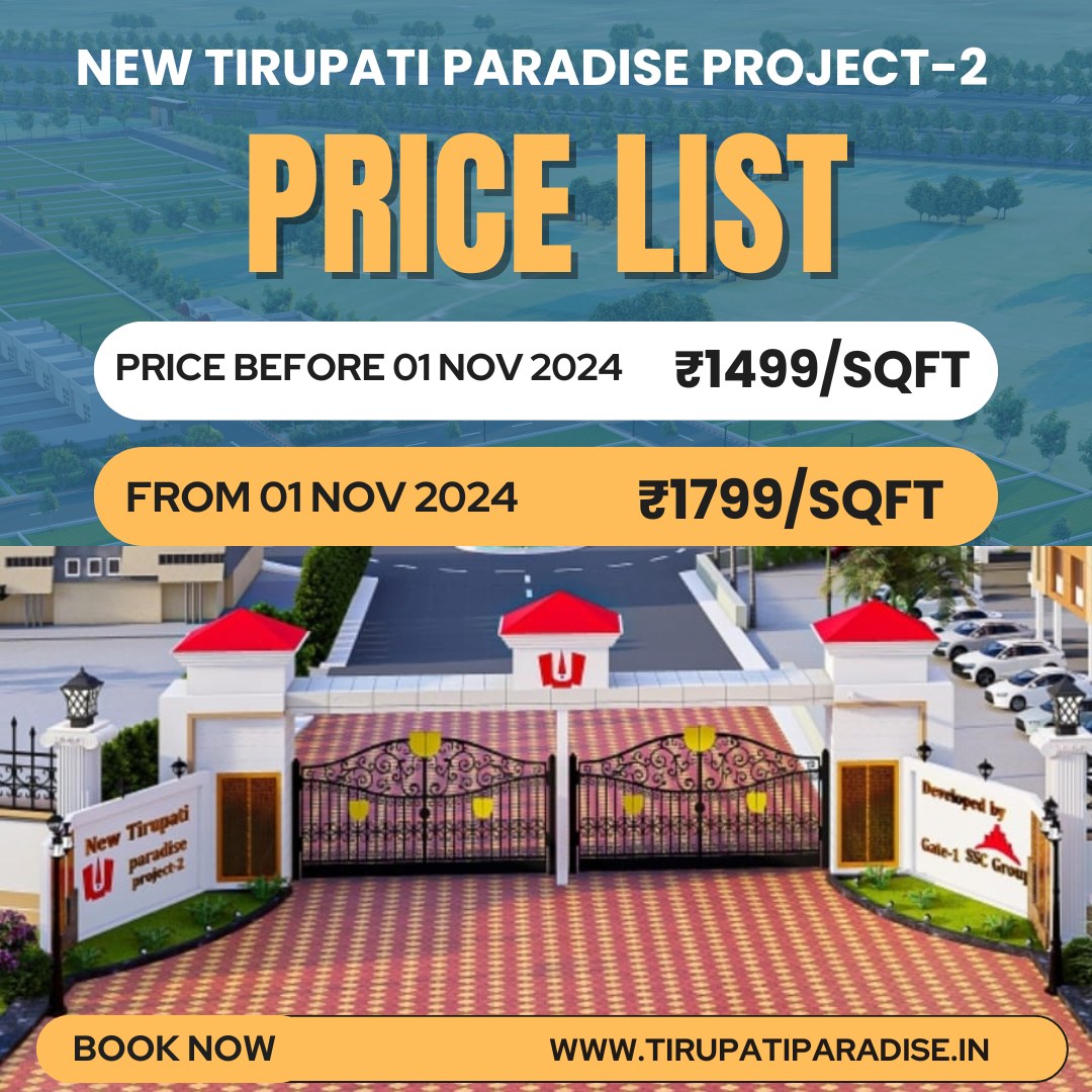 Tirupati Paradise Project 2 Lucknow download Brochure Price.